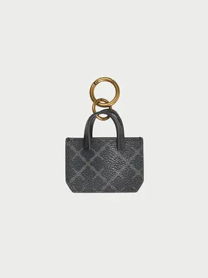 BY MALENE BIRGER Ada Charm Keychain - Charcoal