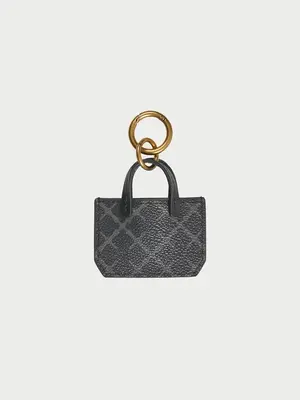 BY MALENE BIRGER Ada Charm Keychain - Charcoal