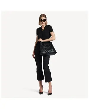 Balenciaga Le City Hobo Bag Medium - Black