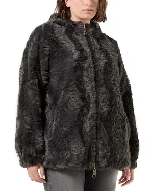 Marina Rinaldi Faux Fur Reversible Jacket