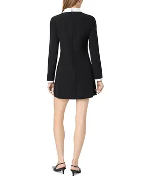 French Connection Echo Crepe Long Sleeve Mini Dress