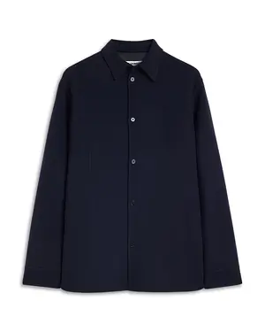 JIL SANDER Double Wool Sportswear Overshirt