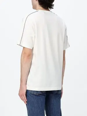 Burberry Short-sleeved Pure Cotton T-shirt With Crew Neck - Ivory