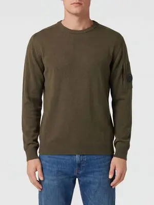 C.P. COMPANY Wool-blend Crewneck Jumper - Green