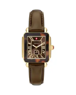 Michele Deco Sport Mid Watch, 29mm X 31mm - Brown