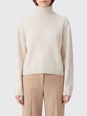 RÓHE High Neck Knit Sweater - White