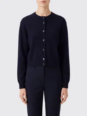 RÓHE Crew Neck Ribbed Cardigan