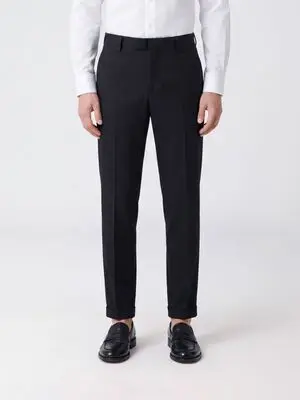 DONDUP Gaubert Slim Fit Stretch Cotton Chino Trousers - Black