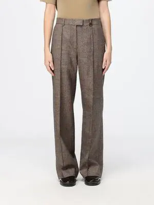 Burberry Plaid Wide Leg Trousers