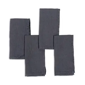 HUDSON PARK COLLECTION Linen Dinner Napkins, Set Of 4 - Light Blue