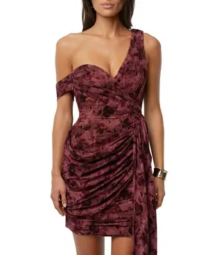 JLUXLABEL Soiree Drape Mini Dress