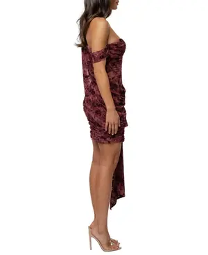 JLUXLABEL Soiree Drape Mini Dress