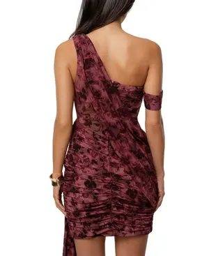 JLUXLABEL Soiree Drape Mini Dress