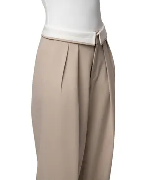 JLUXLABEL Command Pleat Wide-leg Trousers