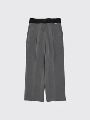 TWINSET Boy's Slim Fit Trousers In Viscose Blend - Grey