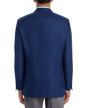 Peter Millar Flynn Classic Fit Tonal Plaid Sport Coat - Blue