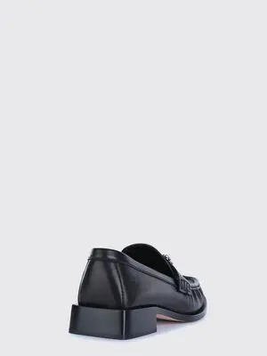 ROGER VIVIER Viv' Rangers Jewelled Buckle Leather Loafers - Black