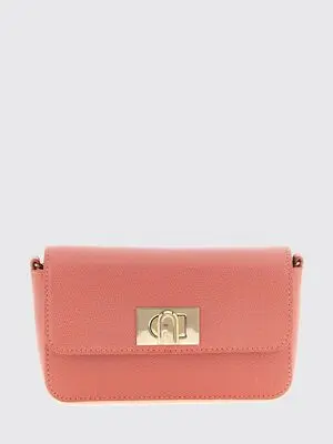 Furla Crossbody Bag With Turn Lock Clasp - Pink