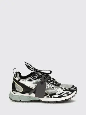 Off-White Be Right Back" Leather And Mesh Low-top Sneakers - Black