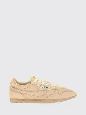 AUTRY Autry Windspin Low-Top Sneakers In Pony-Effect Leather Ivory