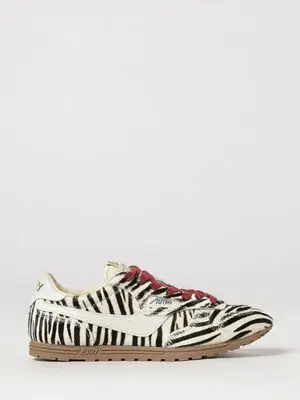AUTRY Windspin Low-top Sneakers In Pony-effect Leather - White 1