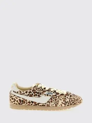 AUTRY Windspin Low-top Sneakers In Pony-effect Leather - White