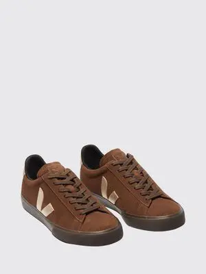VEJA Campo Suede And O.t. Leather Sneakers With Contrast Logo