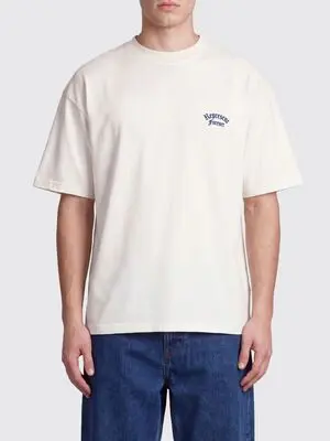 REPRESENT Cotton T-shirt With Graphic Print And Contrast Logo - White