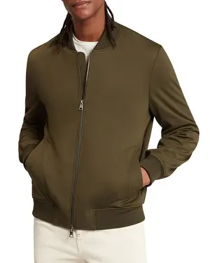 Ted Baker London Reznor Jersey Bomber Jacket - Khaki