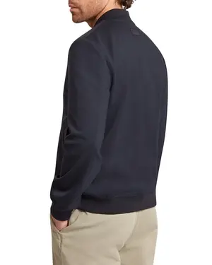 Ted Baker London Reznor Jersey Bomber Jacket - Navy