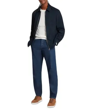 Ted Baker London Frenkie Waffle Knit Zip Overshirt