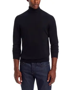 Canali Merino Turtleneck - Black