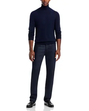 Canali Merino Turtleneck - Navy