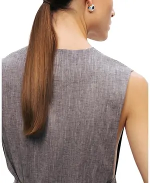 NOCTURNE Tailored Button Front Vest