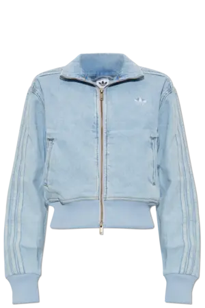 ADIDAS ORIGINALS Denim Jacket With Embroidered Logo - Blue