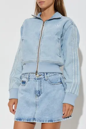 ADIDAS ORIGINALS Embroidered Logo Denim Jacket