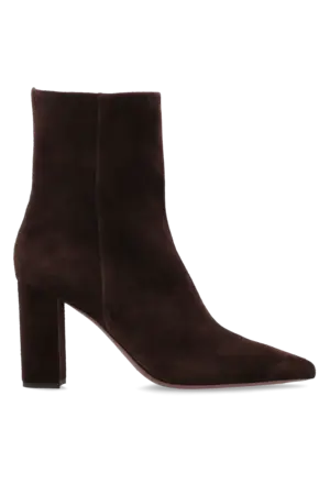 Paris Texas Anja’ Heeled Ankle Boots - Brown