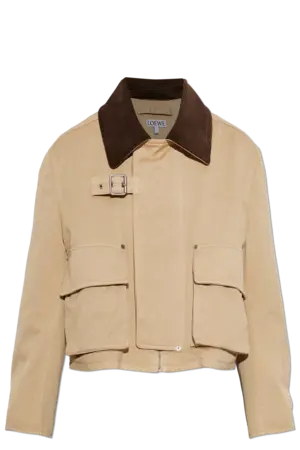 Loewe Jacket With Pockets - Beige