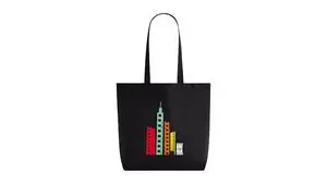 Kith X Tribeca Festival Canvas Medium Tote Bag - Black