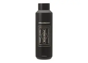 STARBUCKS X Porter Recycled 591ml Water Bottle - Matte Black