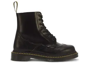 Dr. Martens 1460 Pascal Aniline And Vintage Smooth Leather Lace-up Boots