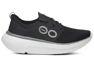 OOFOS Stride Laceup - White/black