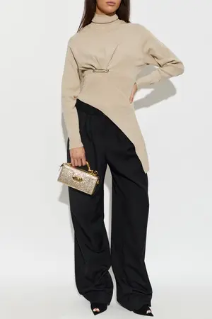 LANVIN Suede Heeled Mules