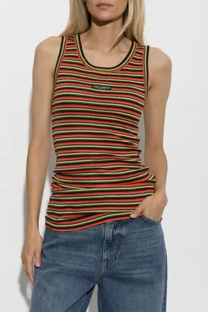 Dolce & Gabbana Striped Pattern Top