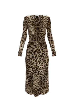 Dolce & Gabbana Animal Print Dress