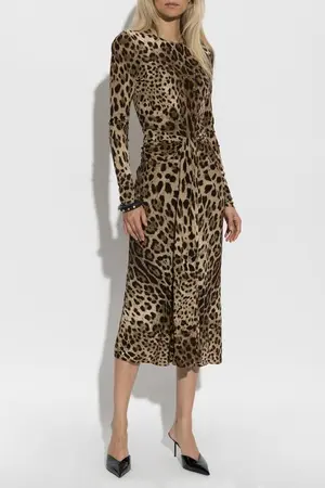 Dolce & Gabbana Animal Print Dress