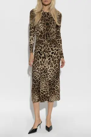 Dolce & Gabbana Animal Print Dress
