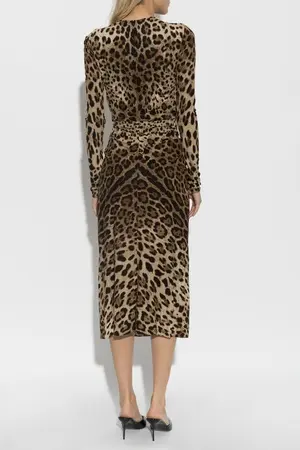 Dolce & Gabbana Animal Print Dress