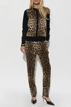 Dolce & Gabbana Animal Print Cardigan