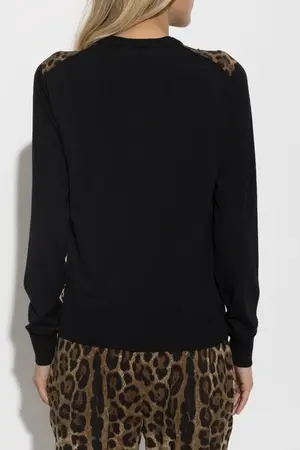 Dolce & Gabbana Animal Print Cardigan